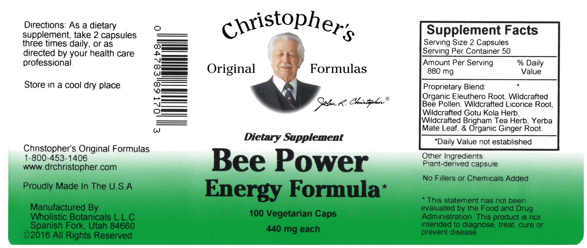 Bee Power Energy Formula capsules – Land of Havilah Herbals & Farm