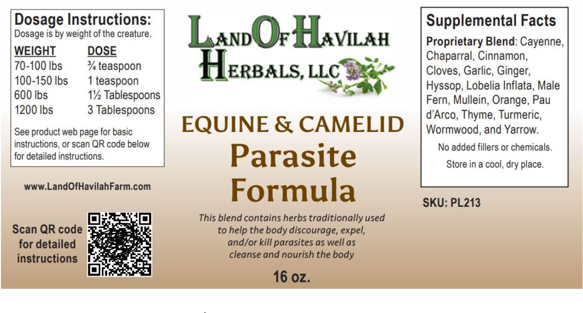 Parasite Formula 16 oz | Land of Havilah Herbals & Farm